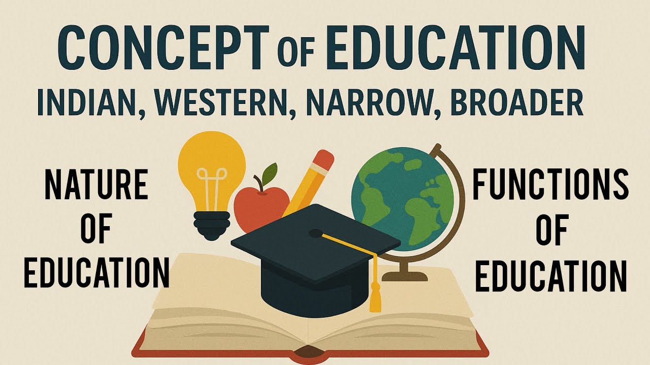 Concept of Education, Nature of Education and Functions of Education in ...