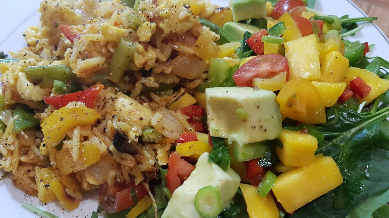 Ackee Stir-Fry With Mango Salad | Tha Jamaican Vegan - YouTube