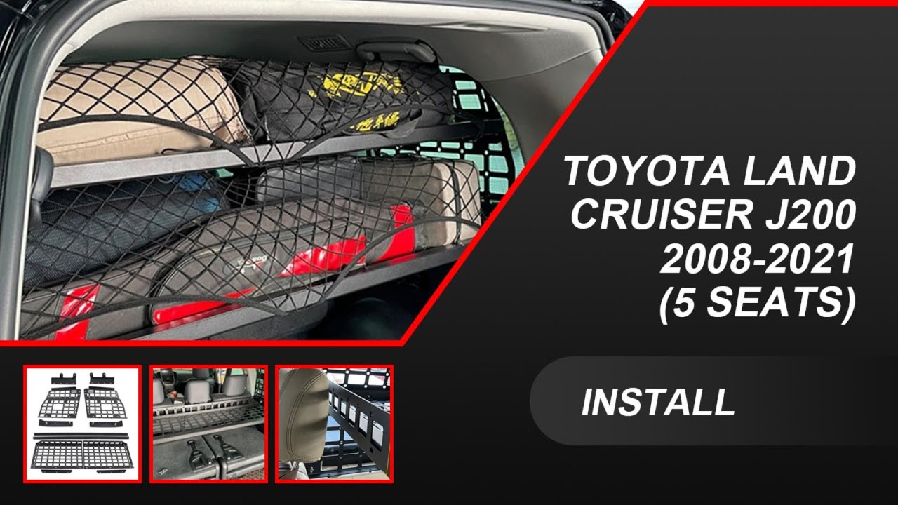 Installation video - Upgrade Your Land Cruiser's Trunk Storage（5 Seats ...