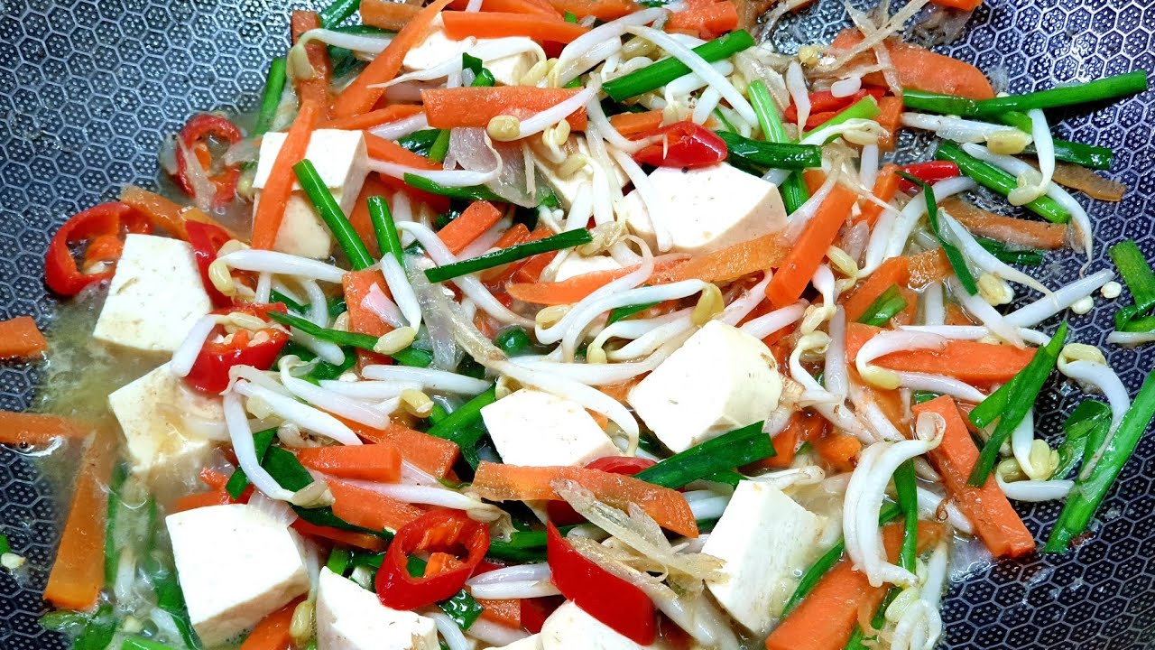 Taugeh & Tauhu Goreng Sedap - YouTube