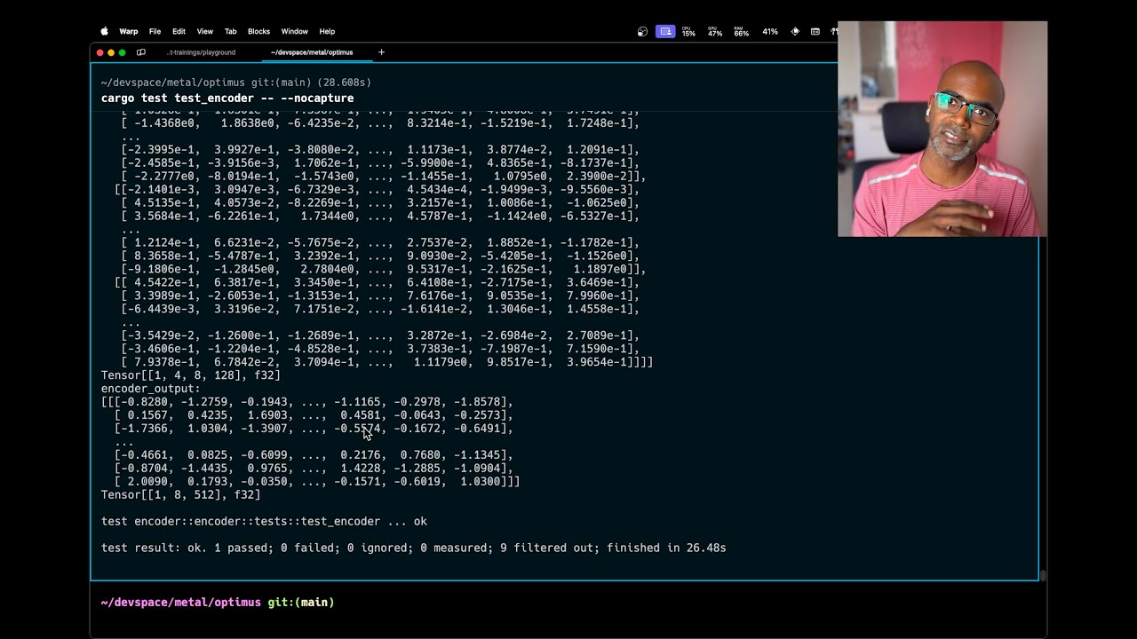 Implementing A Transformer With Candle Rust Part7 Encoder Youtube