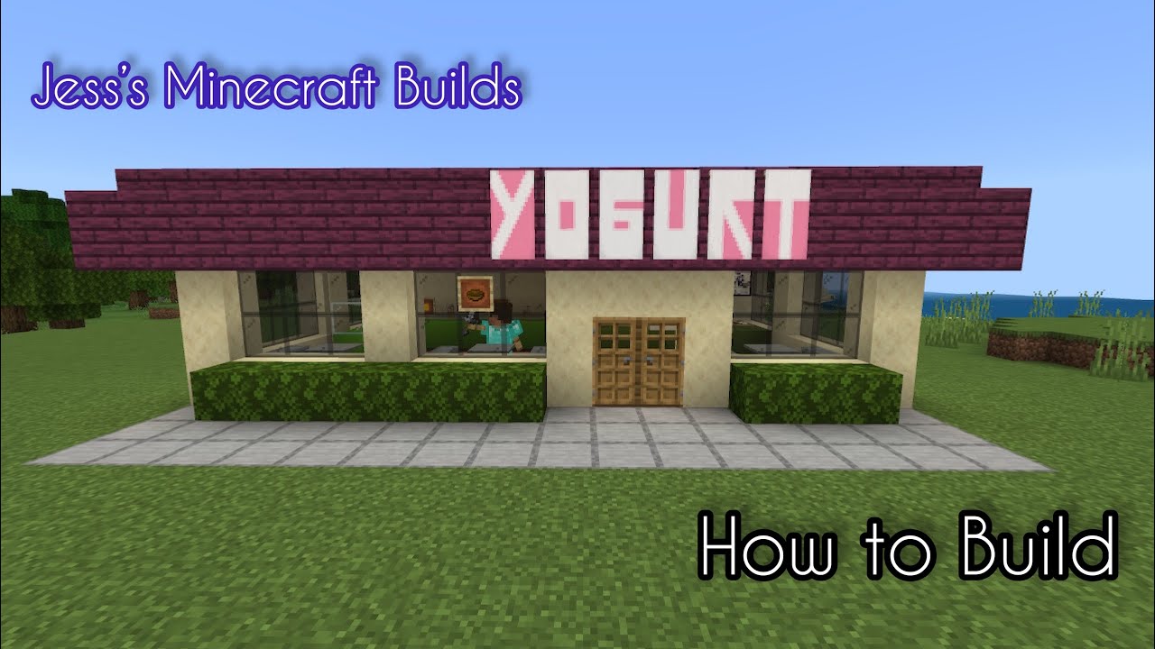 Minecraft Tutorial: How to Build a Yogurt Land. #minecraft # ...
