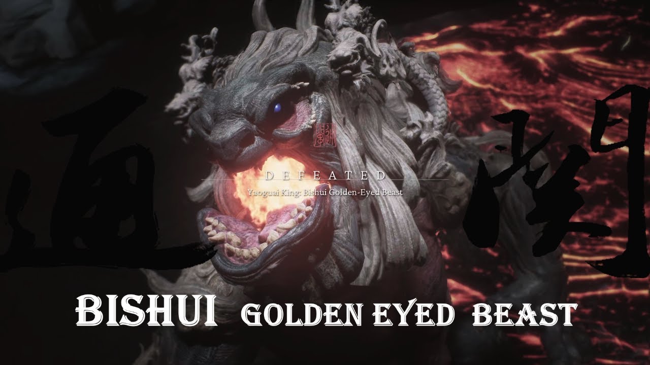BISHUI golden Eyed Beast.. BlackMyth Wu Kong - YouTube