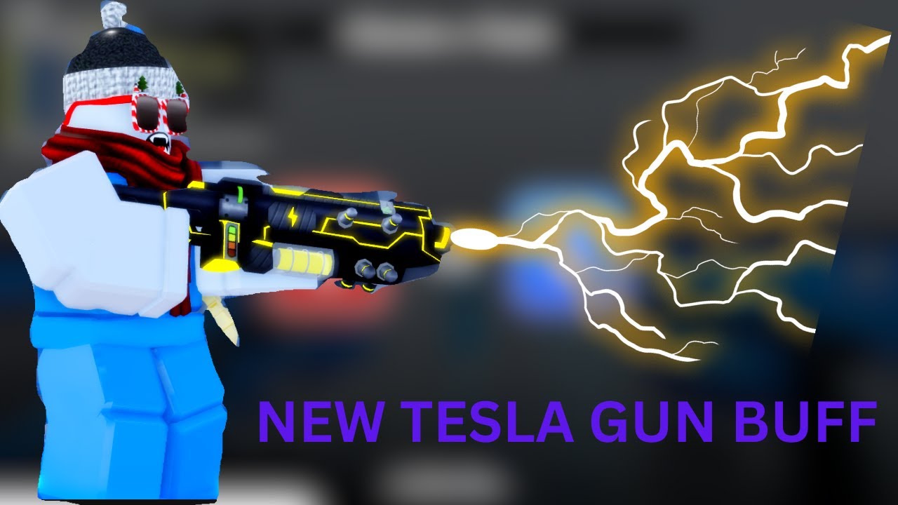 New tesla gun buff (roblox flagwars) - YouTube