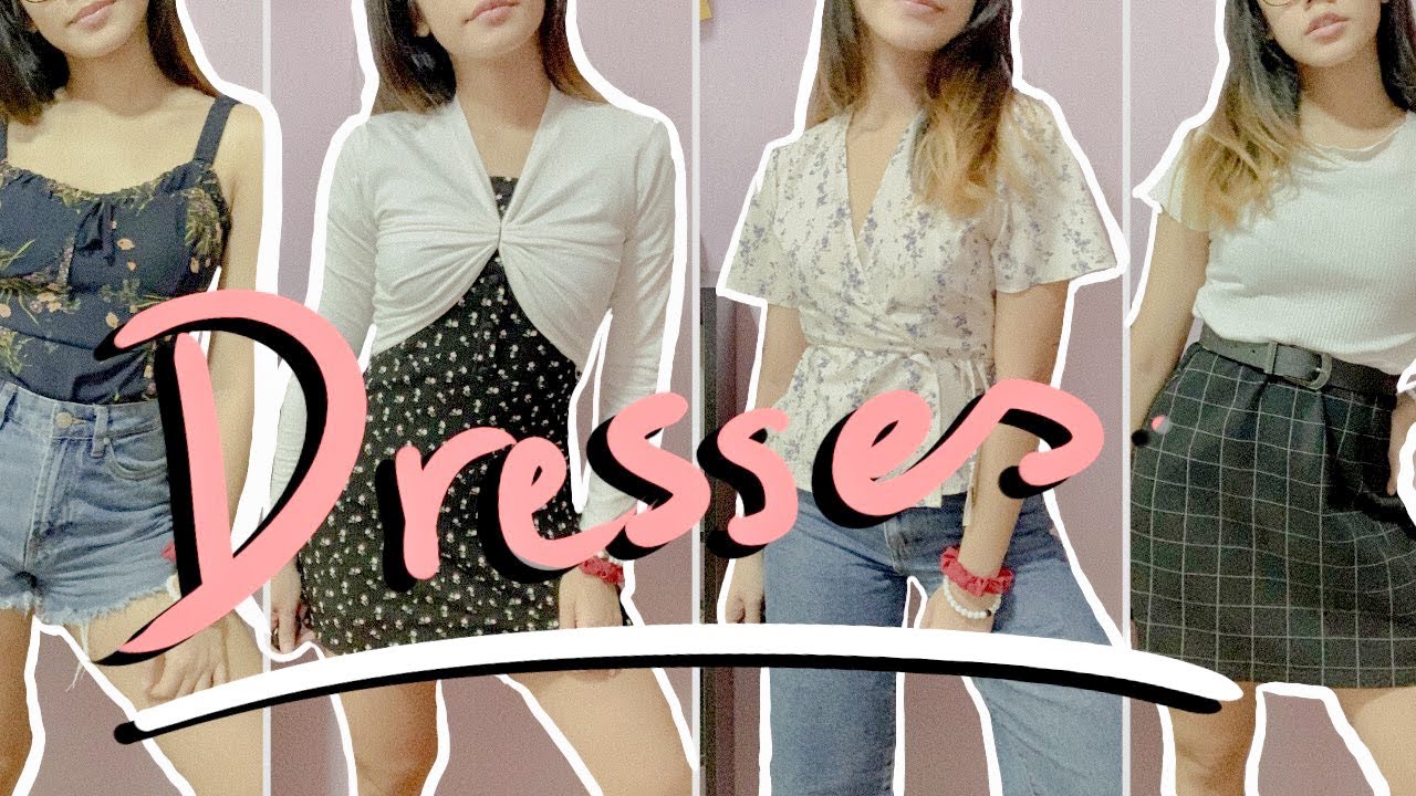 different ways to style DRESSES - YouTube