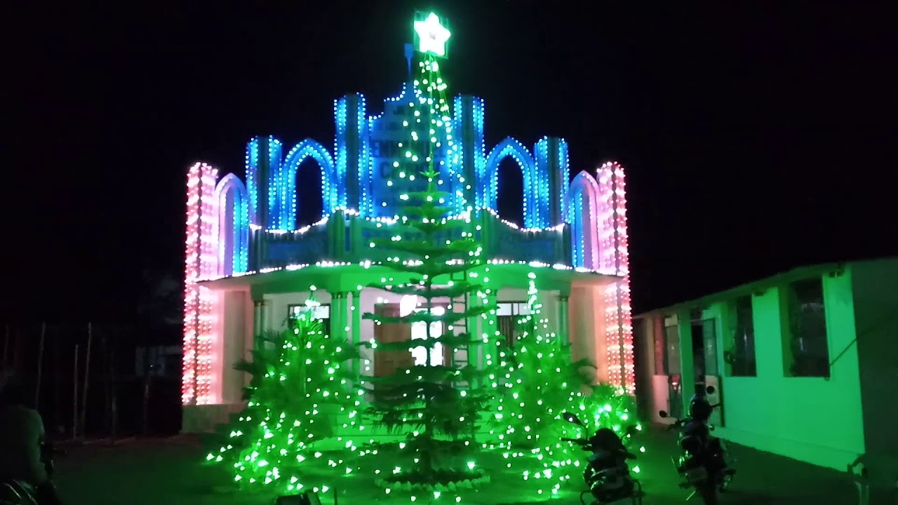 Christmas Serial Lights Decoration - 2017 | Shalom A.G Church Rasipuram ...