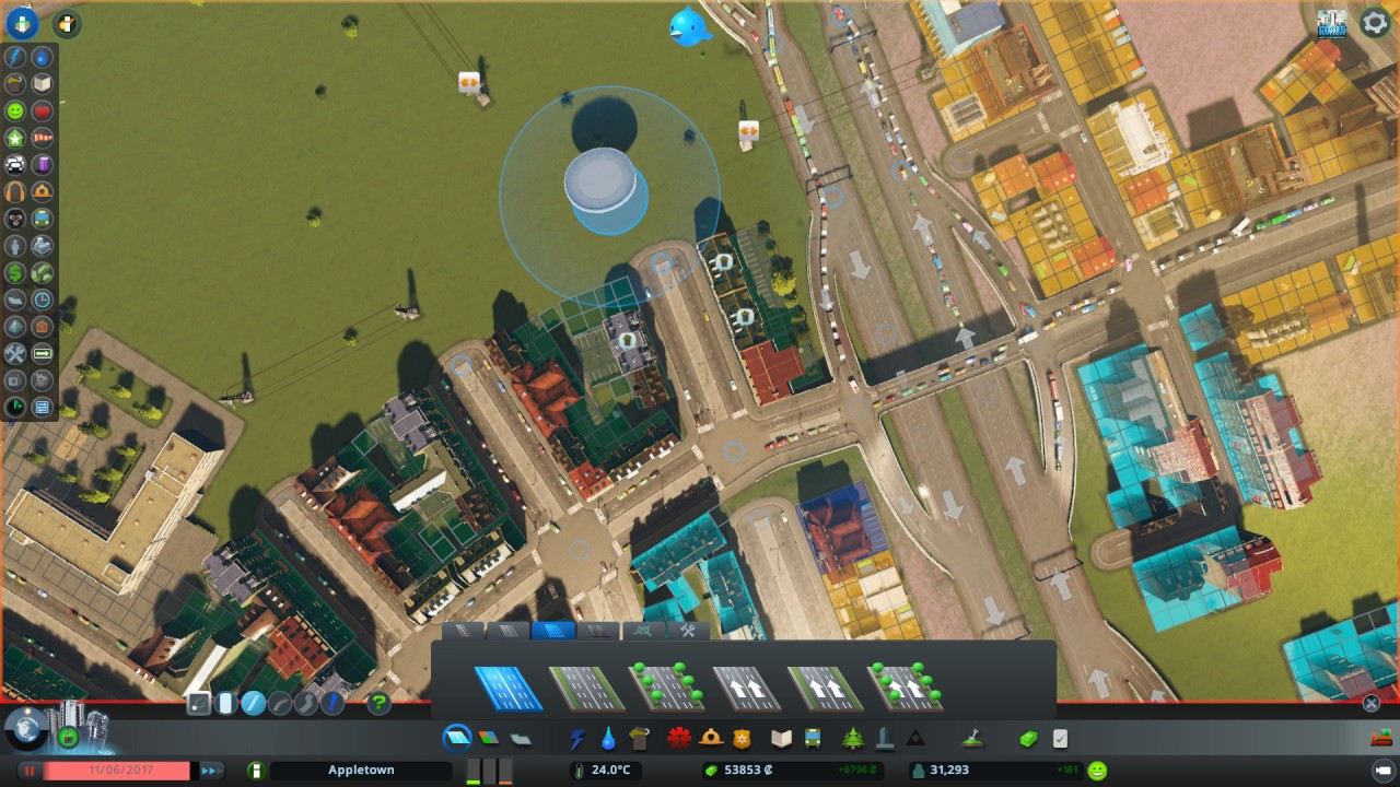 Cities skylines :Traffic management scenario first look - YouTube