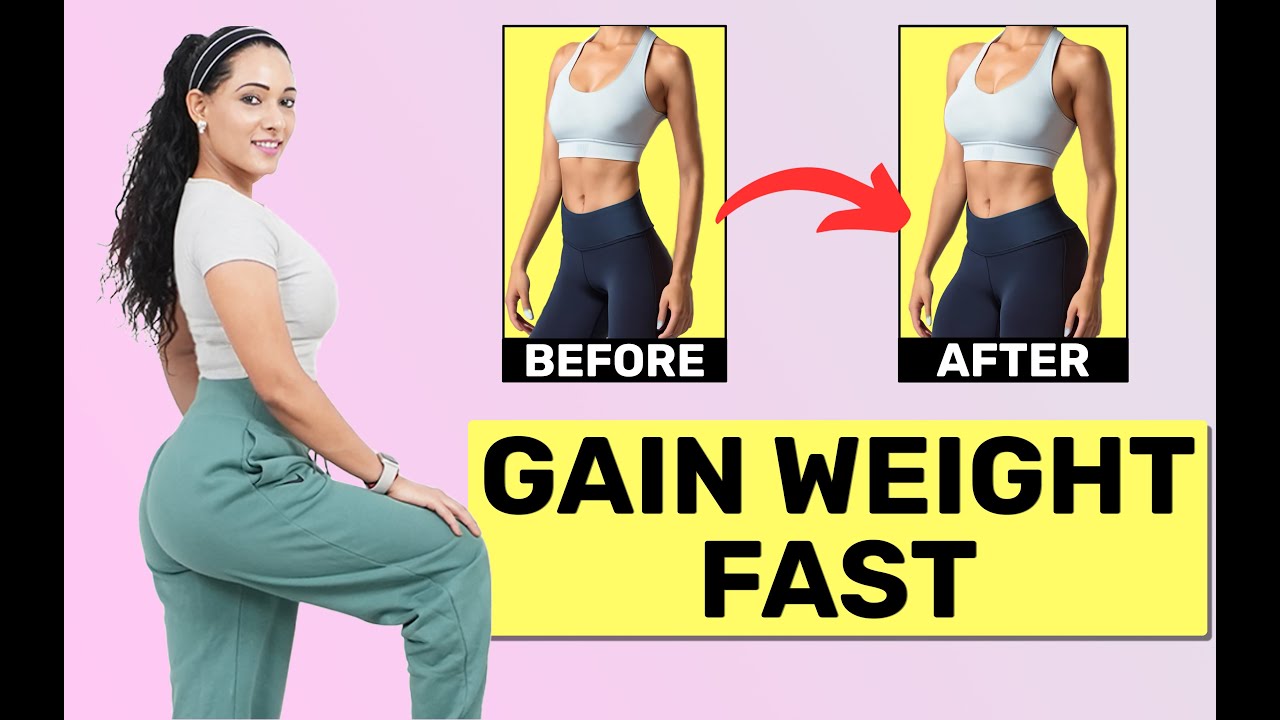 5 BEST EXERCISES to Gain Weight Quickly | How to GAIN weight for SKINNY ...