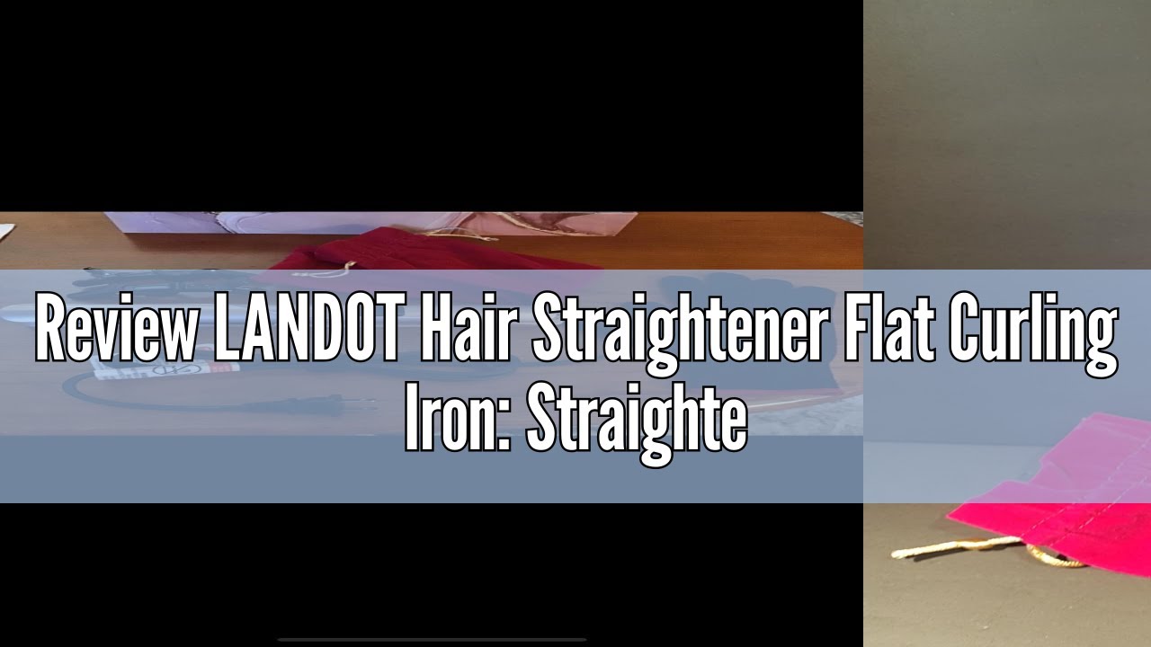 Review LANDOT Hair Straightener Flat Curling Iron: Straightener and ...