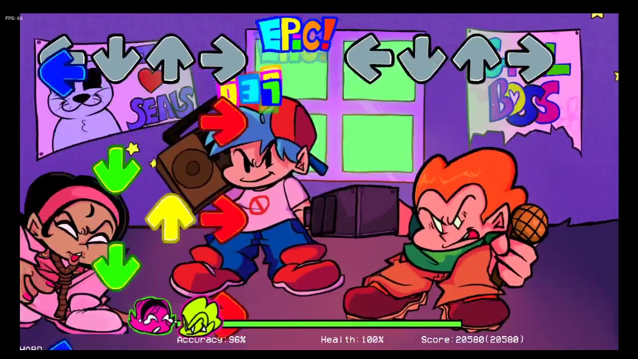 Friday Night Shootin' (FNF MOD) - Gossip (2nd Song HARD MODE LOL) - YouTube