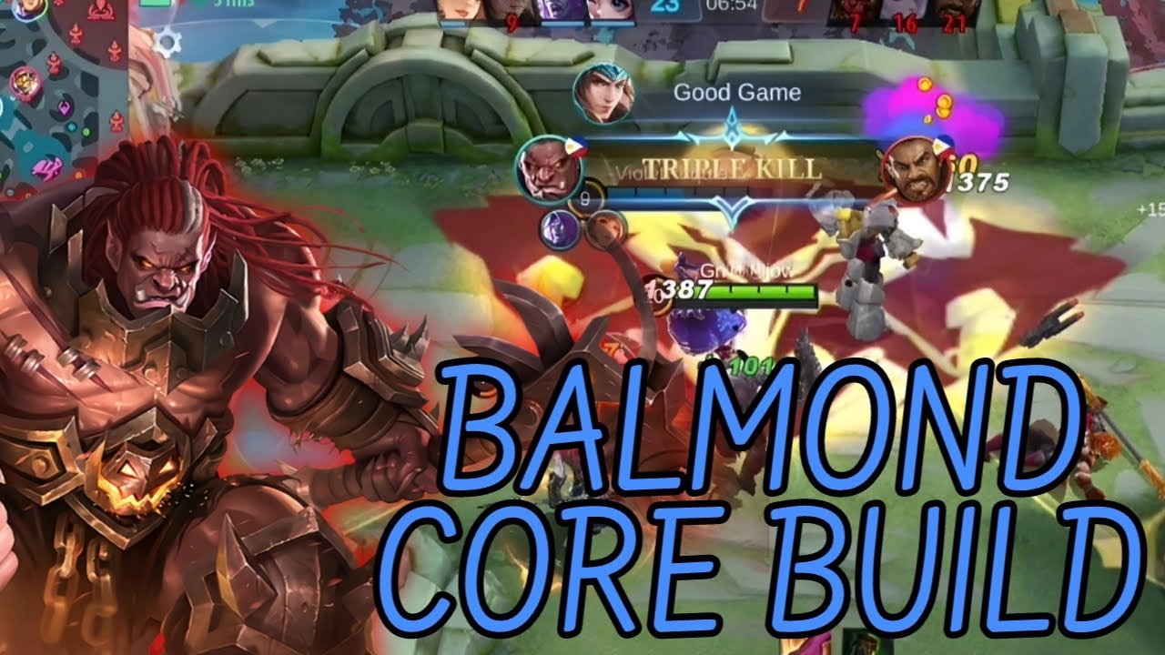 BALMOND CORE BUILD | MOBILE LEGENDS | BALMOND GAMEPLAY - YouTube