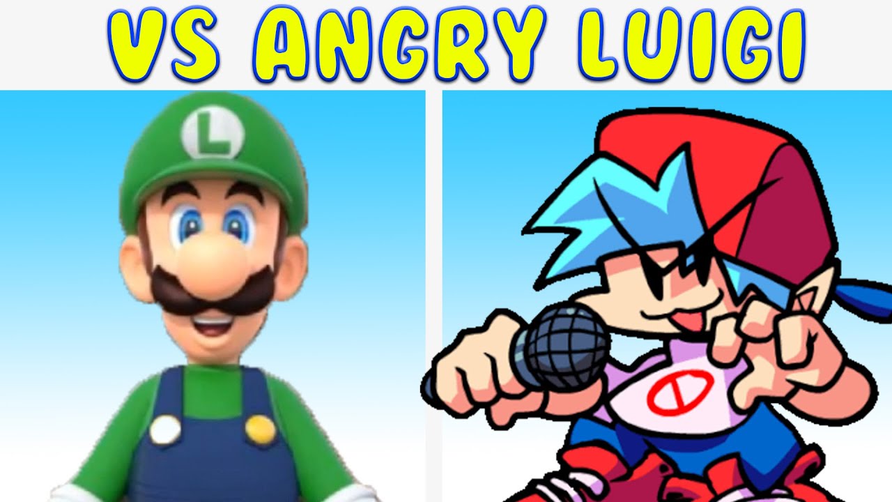 Friday Night Funkin' VS ANGRY LUIGI [FNF MOD/HARD] - YouTube