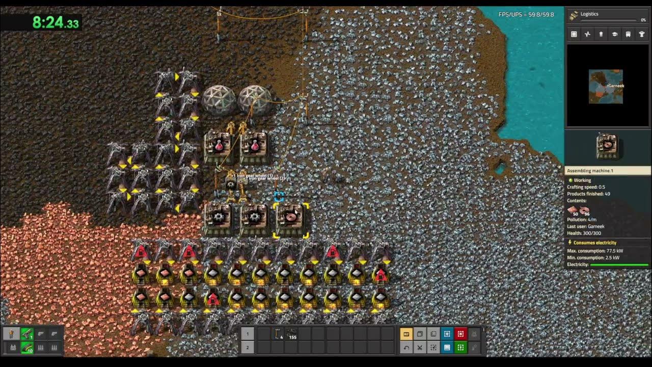 Factorio GOTLAP 30m 40s - YouTube