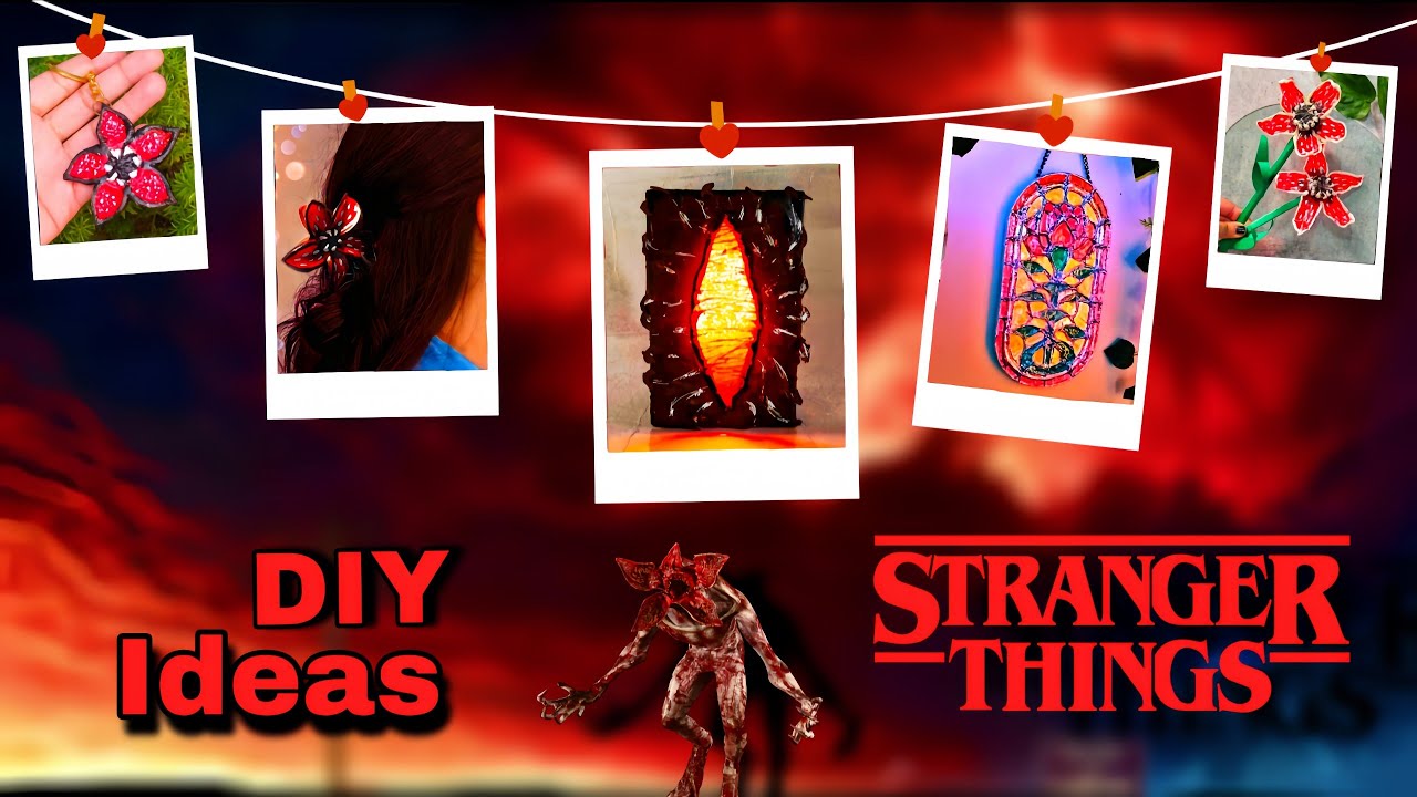 DIY Stranger Things Crafts | Stranger Things Inspired DIY Decor | Easy ...