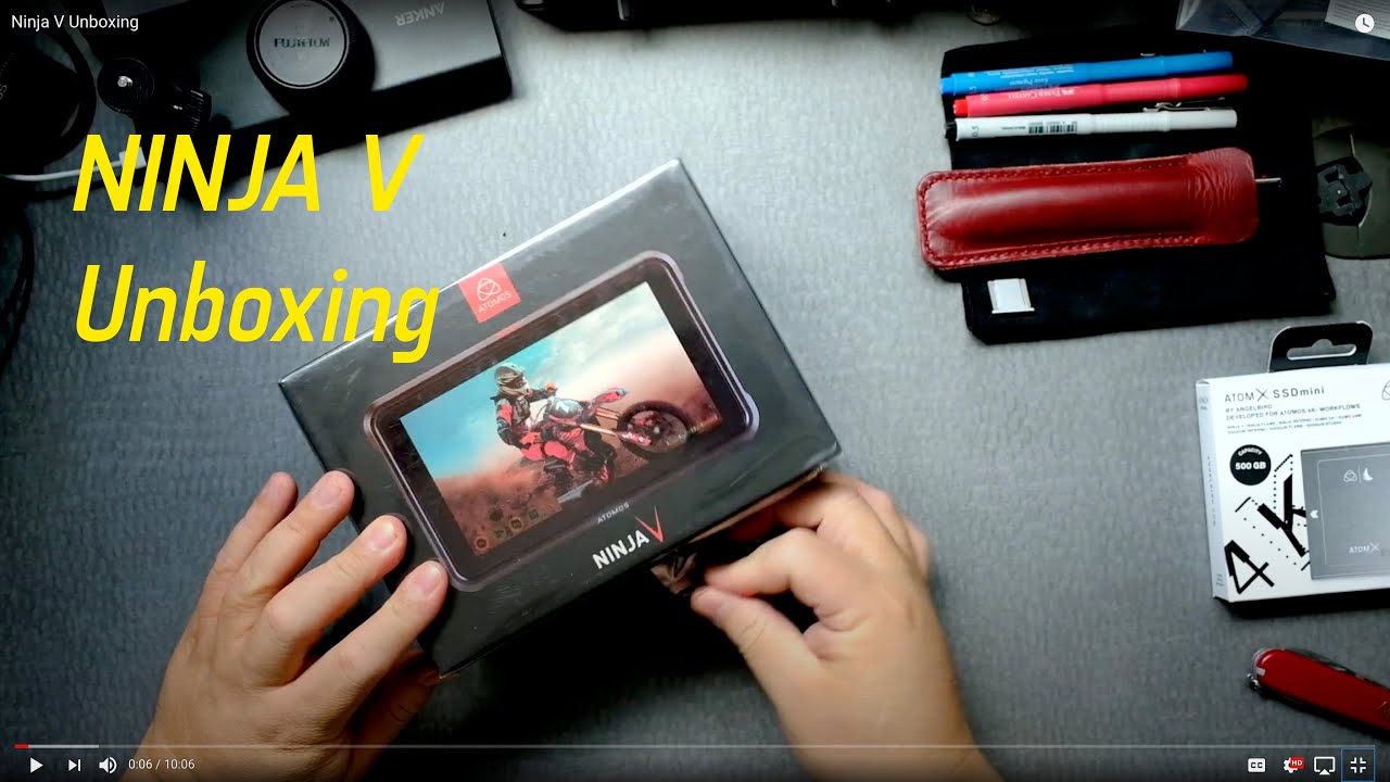 Ninja V Unboxing - YouTube