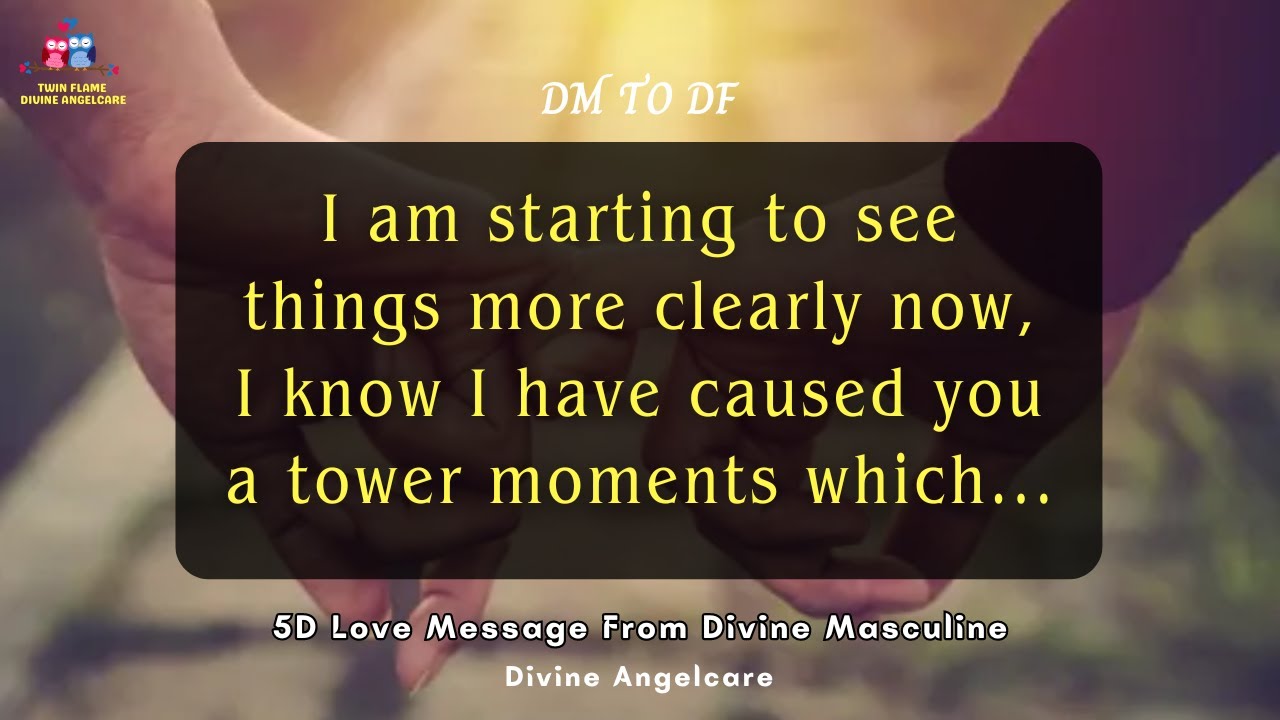 DM TO DF TODAY | 5D Love Message From Divine Masculine | I am starting ...