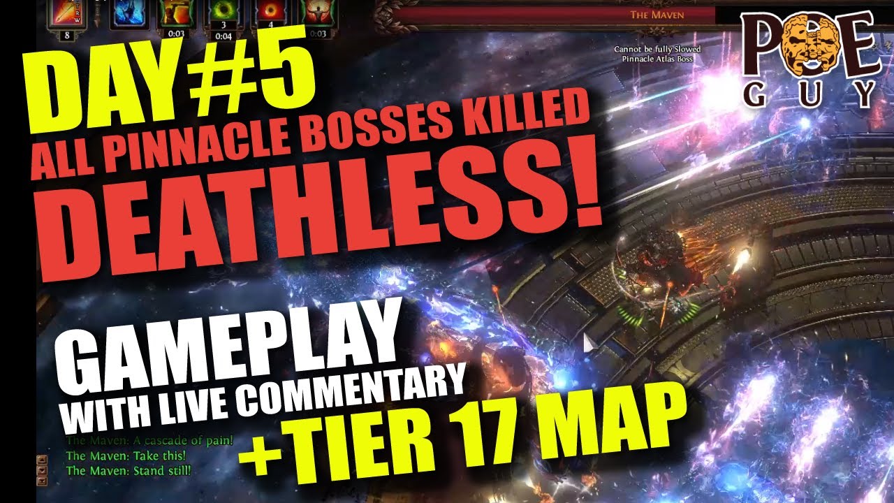 [PoE 1] SHOWCASE: Maven, Uber Elder, Sirus, Shaper, Cortex, Searing ...