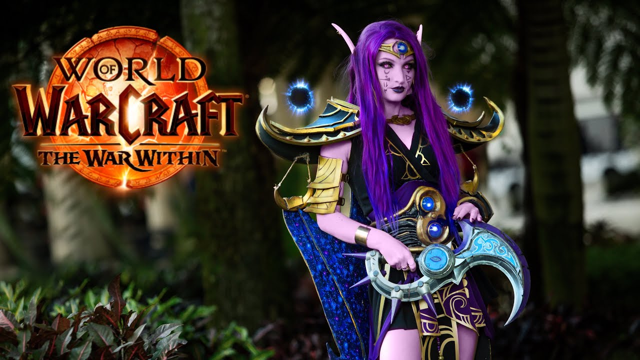 World of Warcraft The War Within Press Alpha with Dark Lady Cosplay ...