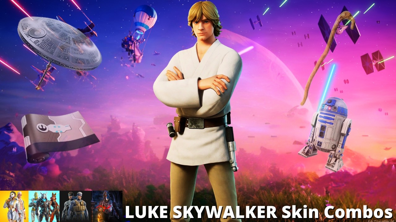LUKE SKYWALKER Skin Combos For CHAPTER 6 (GALATIC BATTLE!) - YouTube