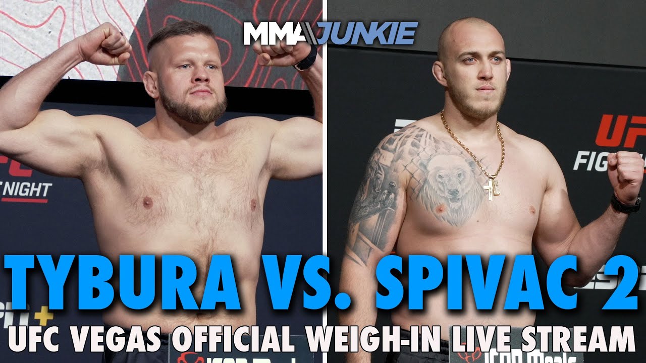 UFC on ESPN 61: Tybura vs. Spivac 2 Official Weigh-In and Final Fighter ...