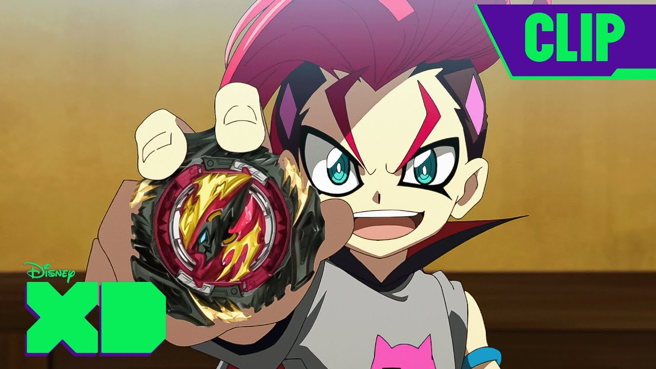 Divine Belfyre! | Beyblade Burst Quadstrike | @disneychannel - YouTube
