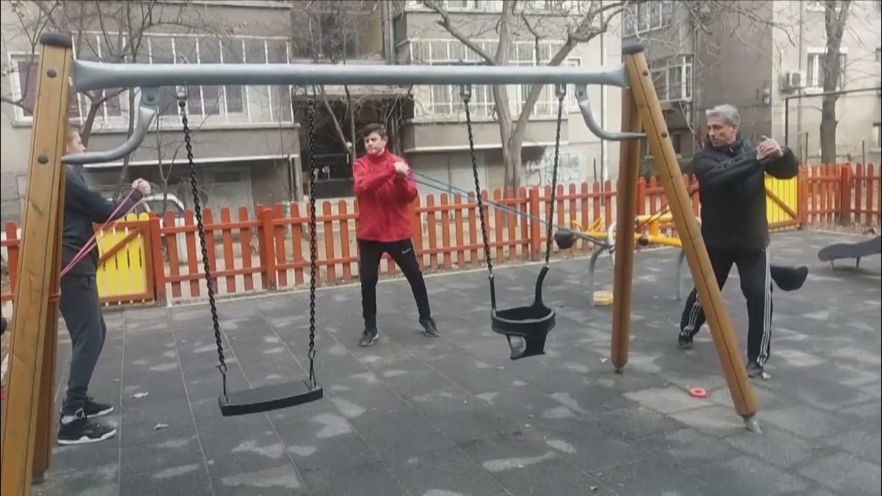Кондиция с ластик - YouTube