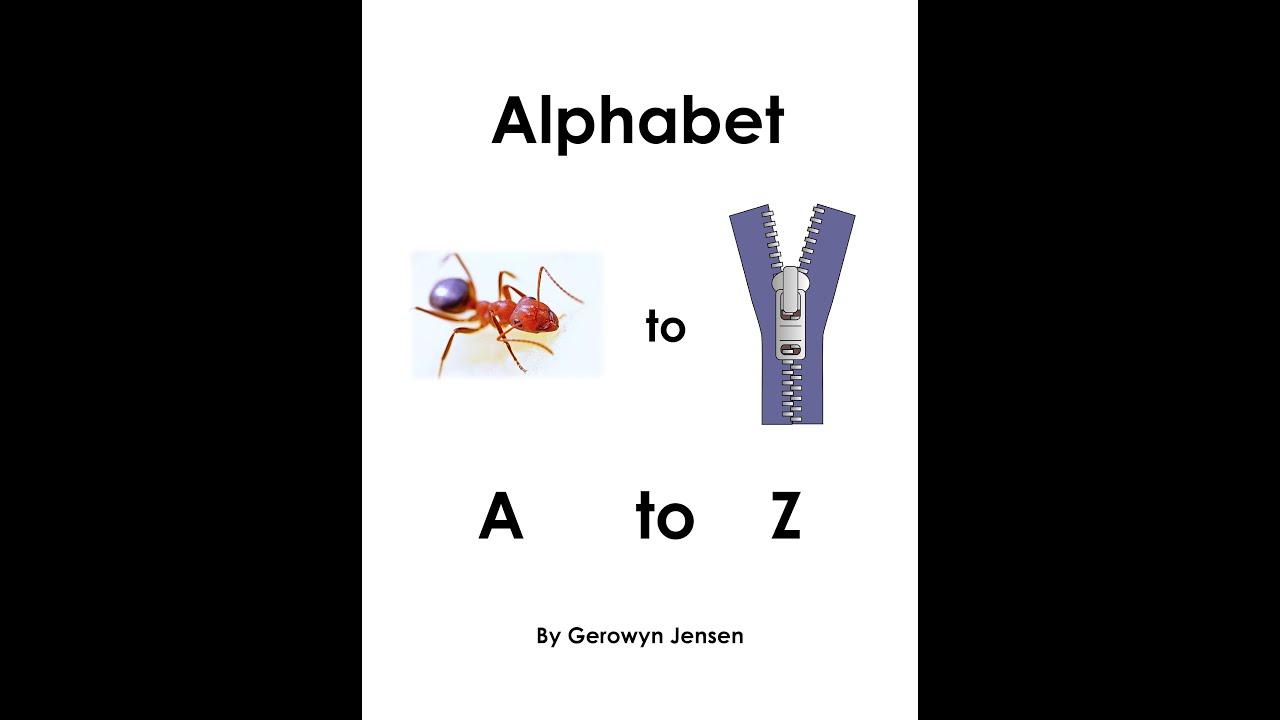 Alphabet Book Read with names and sounds - YouTube