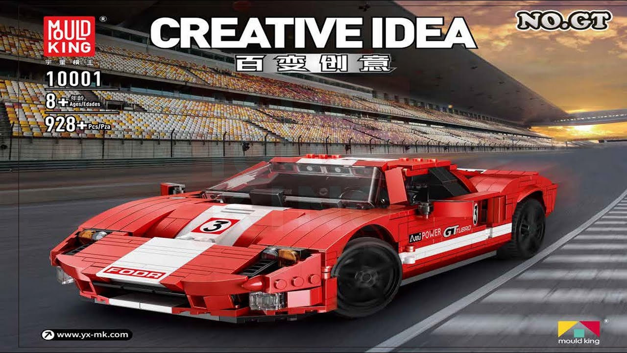 Mould King instructions | Mould King Car | 10001 | GT - YouTube