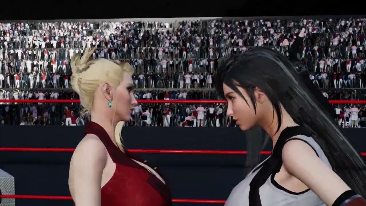 Tifa vs Scarlet slap fight - YouTube