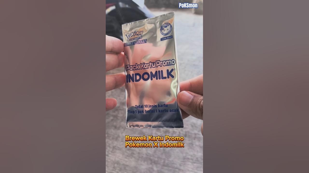 BREWEK KARTU PROMO POKEMON X INDOMILK KIDS, Apakah dapat Pikachu EX gaes? #brewek #promo # ...