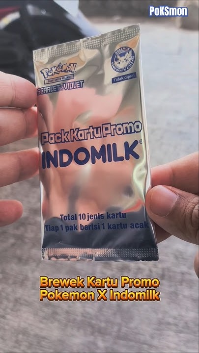 BREWEK KARTU PROMO POKEMON X INDOMILK KIDS, Apakah dapat Pikachu EX gaes? #brewek #promo # ...