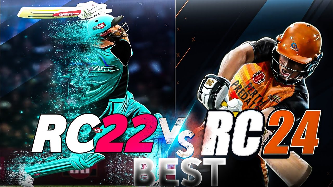 Real Cricket 24 vs Real Cricket 22🔥🔥🔥 Which one is Best Cricket Game for Android? RC24 VS RC22 ...