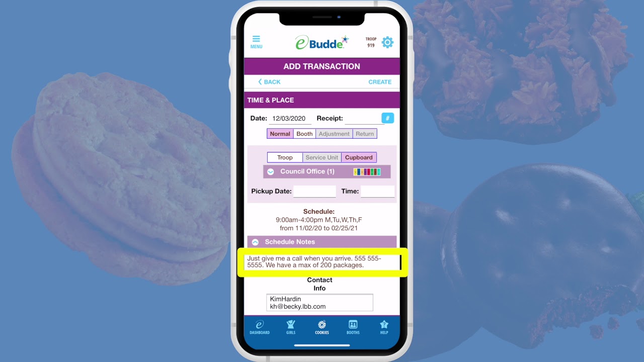 eBudde™ App Volunteer Training: Cupboard Order Scheduling - YouTube