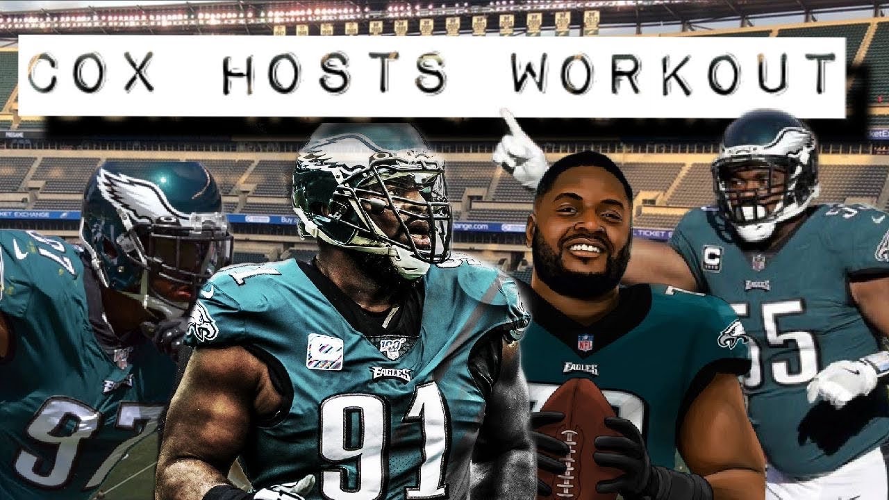 FLETCHER COX HOSTS WORKOUT! EAGLES DLINE BEST IN THE NFL?! - YouTube