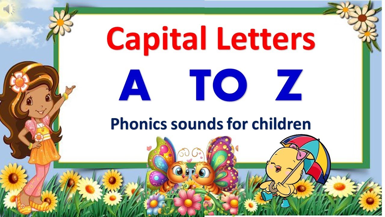 ABC Letter Sounds - Capital and Lowercase Alphabet - Learn to Read ...
