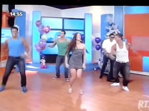 Paloma Fiuza-Aniversário/Cumpleaños 28 años,bailando con Junior,Leandro e Jeferson-RTS.