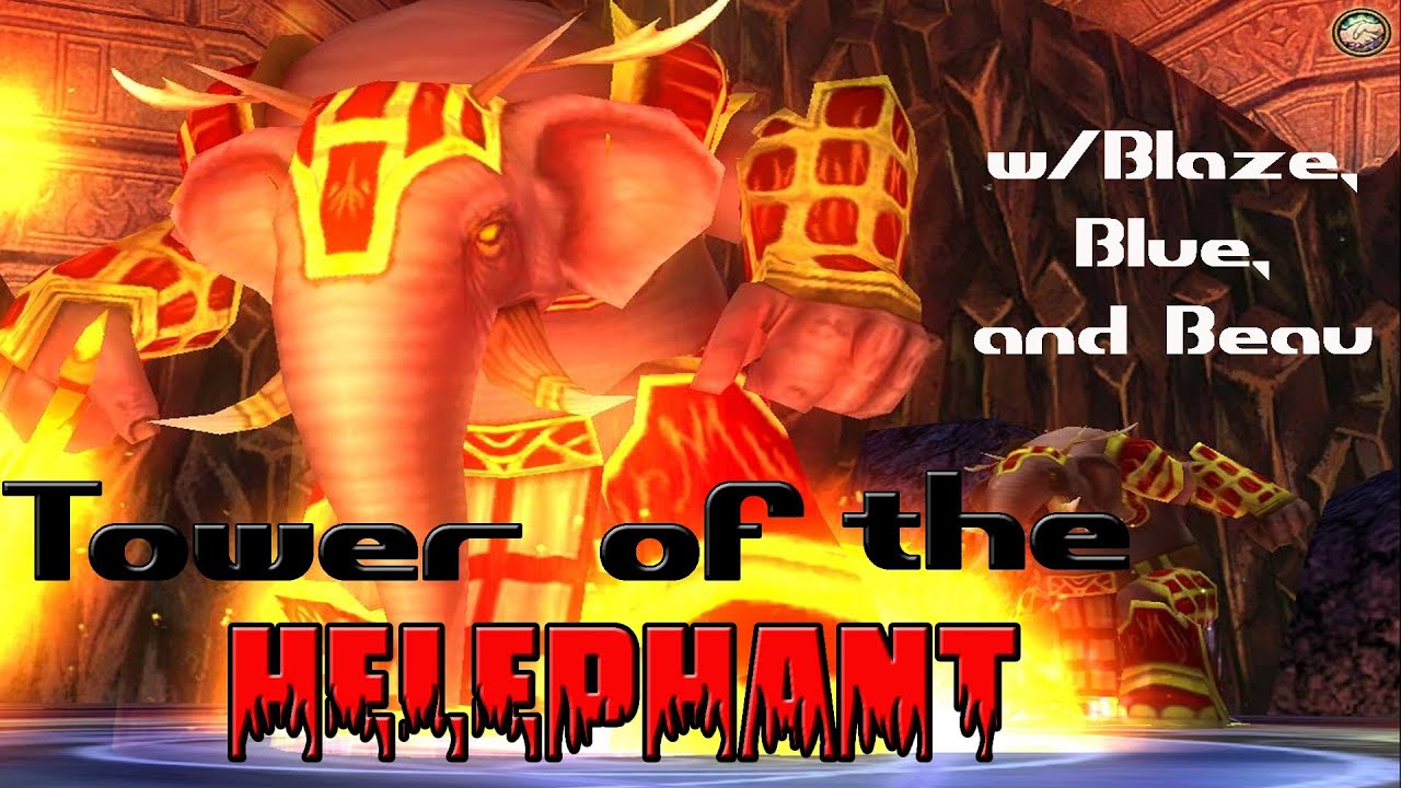 Wizard101: Tower of the Helephant Full Dungeon - YouTube