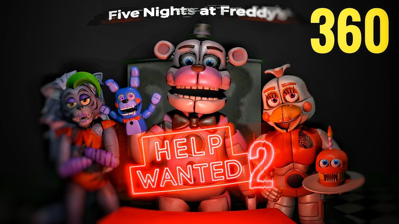 Don't Move! The scary New FNAF Help Wanted 2! 360 Horror Hunt - YouTube