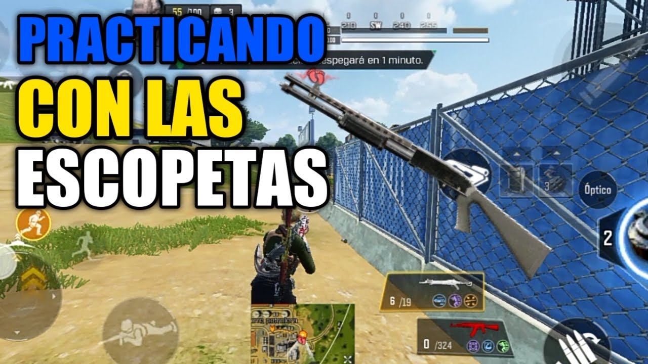 PRACTICANDO CON LA ESCOPETA AMIGOS 🎮🔫🎯 . COD MOBILE - YouTube