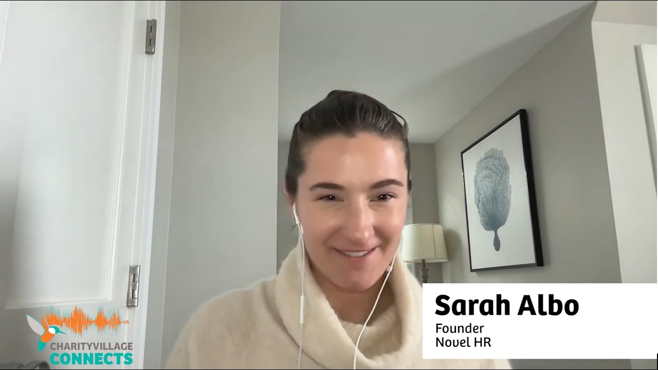 CharityVillage Connects: Full Interview with Sarah Albo - YouTube