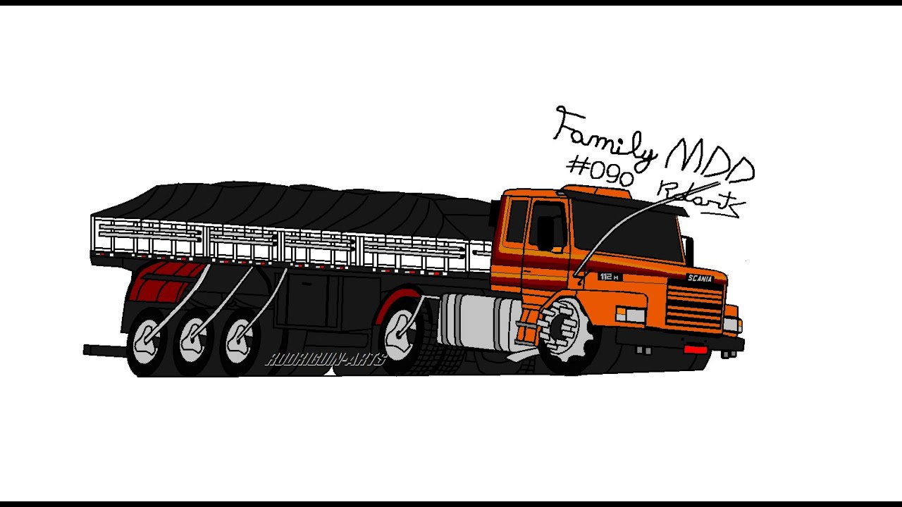 EDITANDO SCANIA 112 CARTOON - YouTube