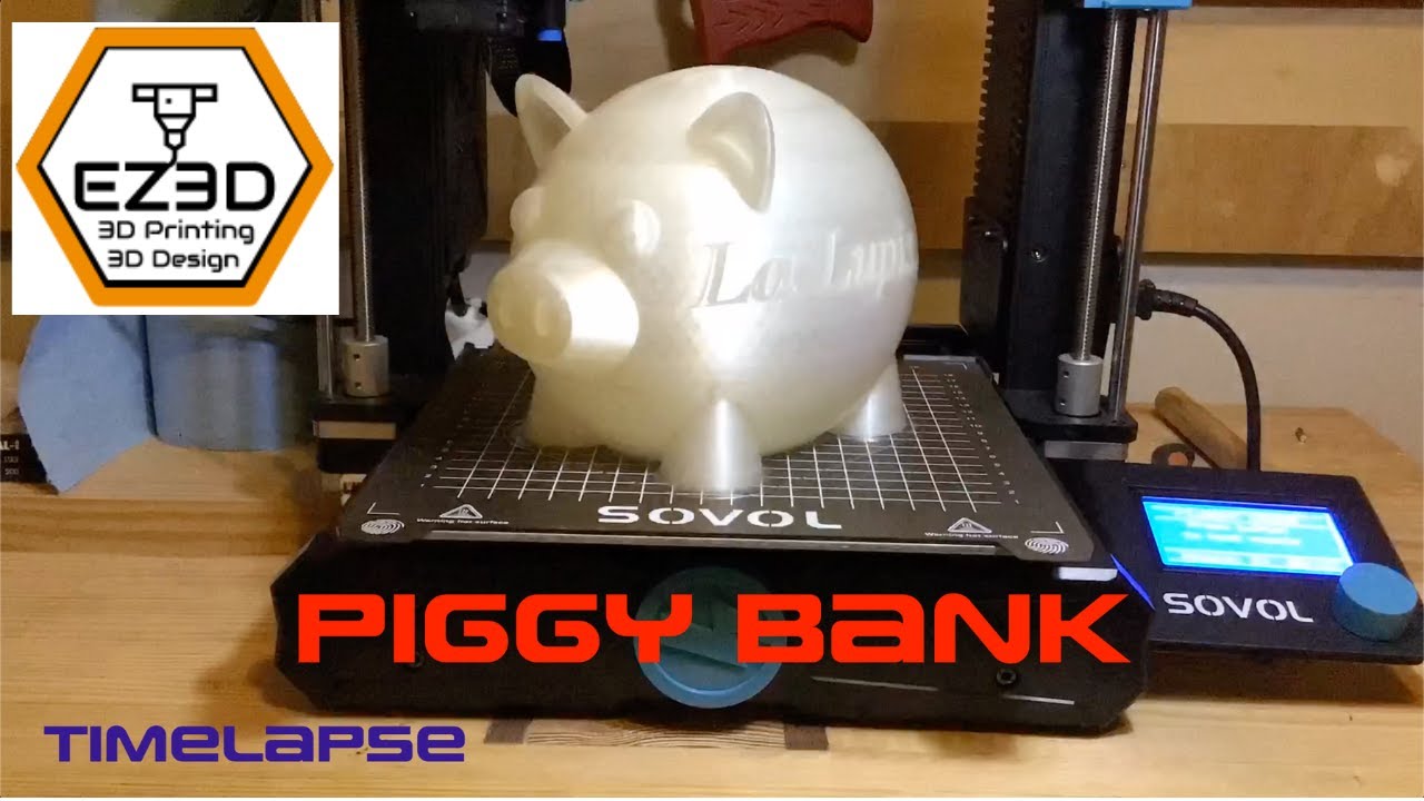 3d printed "Piggy Bank" by Mr Hanjak on SOVOL SV06 with MC3D Cristal ...