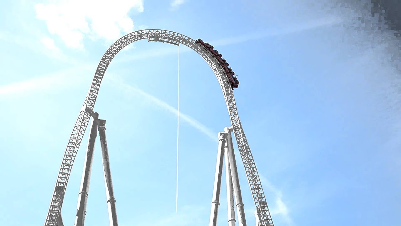 Stealth roller coaster Thorpe Park HD - YouTube