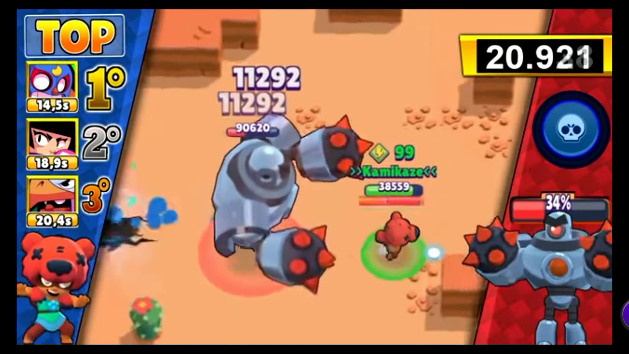 Brawl star in 99 brawl big boss fite - YouTube