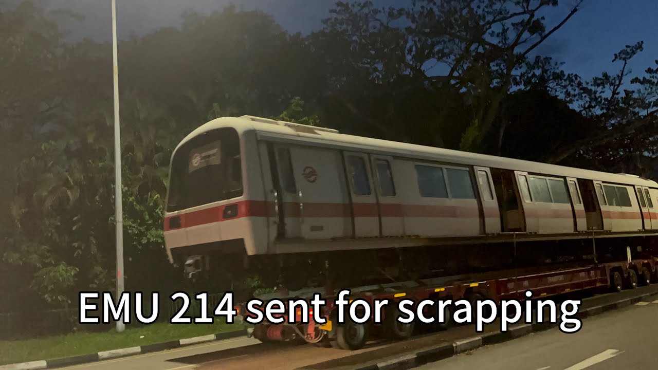 C651 EMU 214 sent for scrapping - YouTube