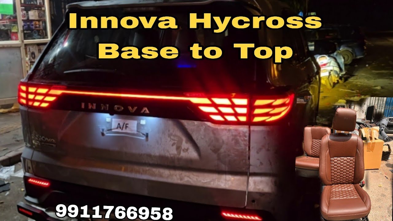 Innova Hycross Base to Top With Luxury Food tray - YouTube