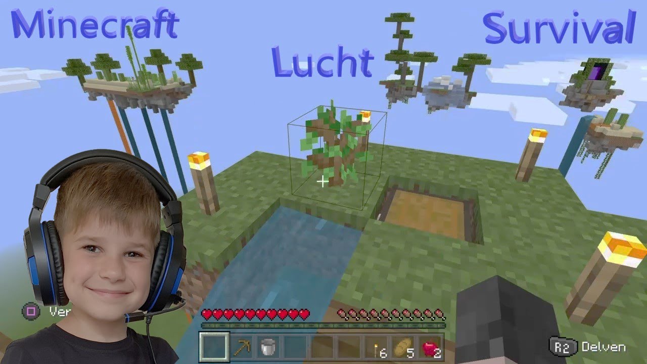 Minecraft Lucht Survival #1 - YouTube