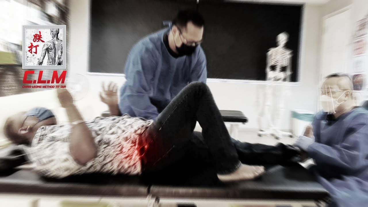 Dia tak boleh berdiri, tak dapat tidur dan badan akan senget jika duduk ...