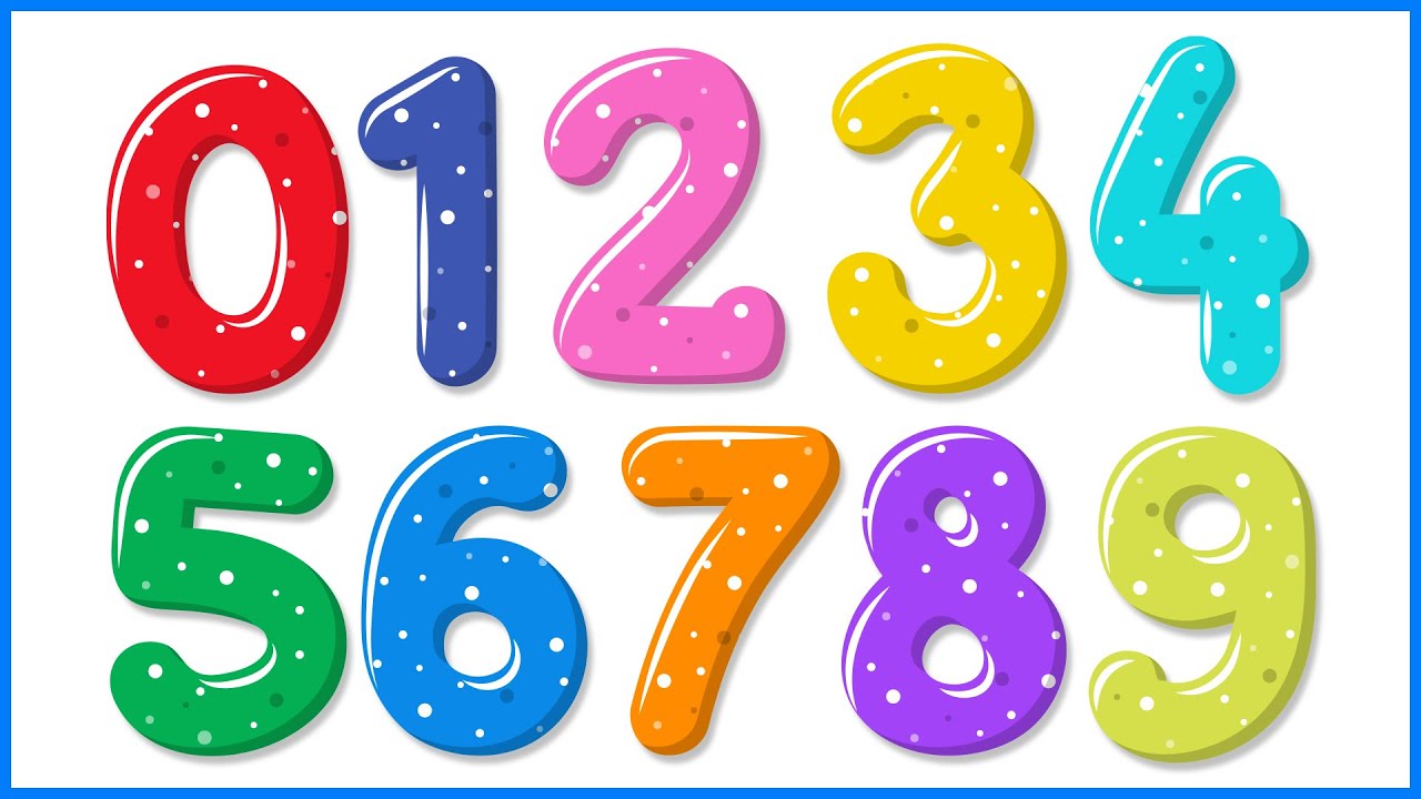 Numbers for Kids on the 123 Number Train | Learn to Count 1 to 10 ...