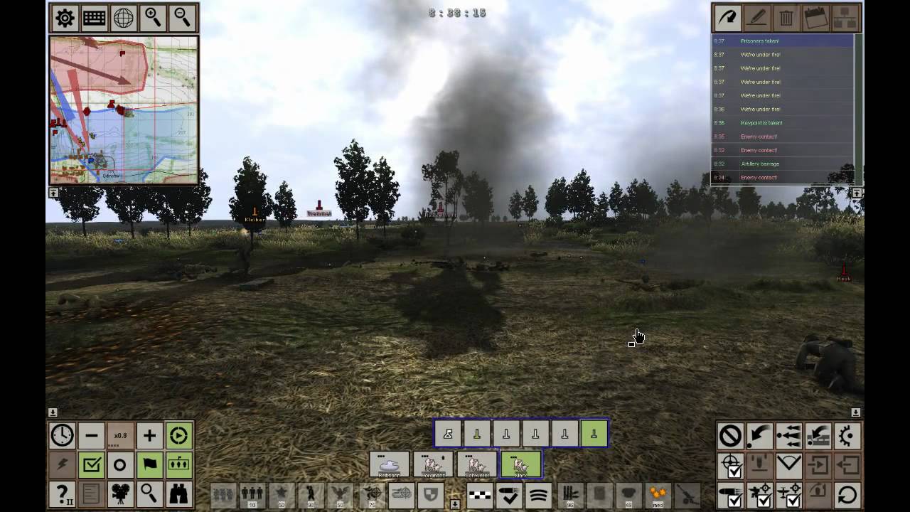 Achtung Panzer Operation Star gameplay - YouTube